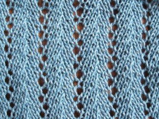 Chevron Lace Stitch Knitting Pattern - How Did You Make This? | Luxe DIY