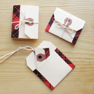 Mini Envelopes and Notebooks from Shipping Tags - HDYMT